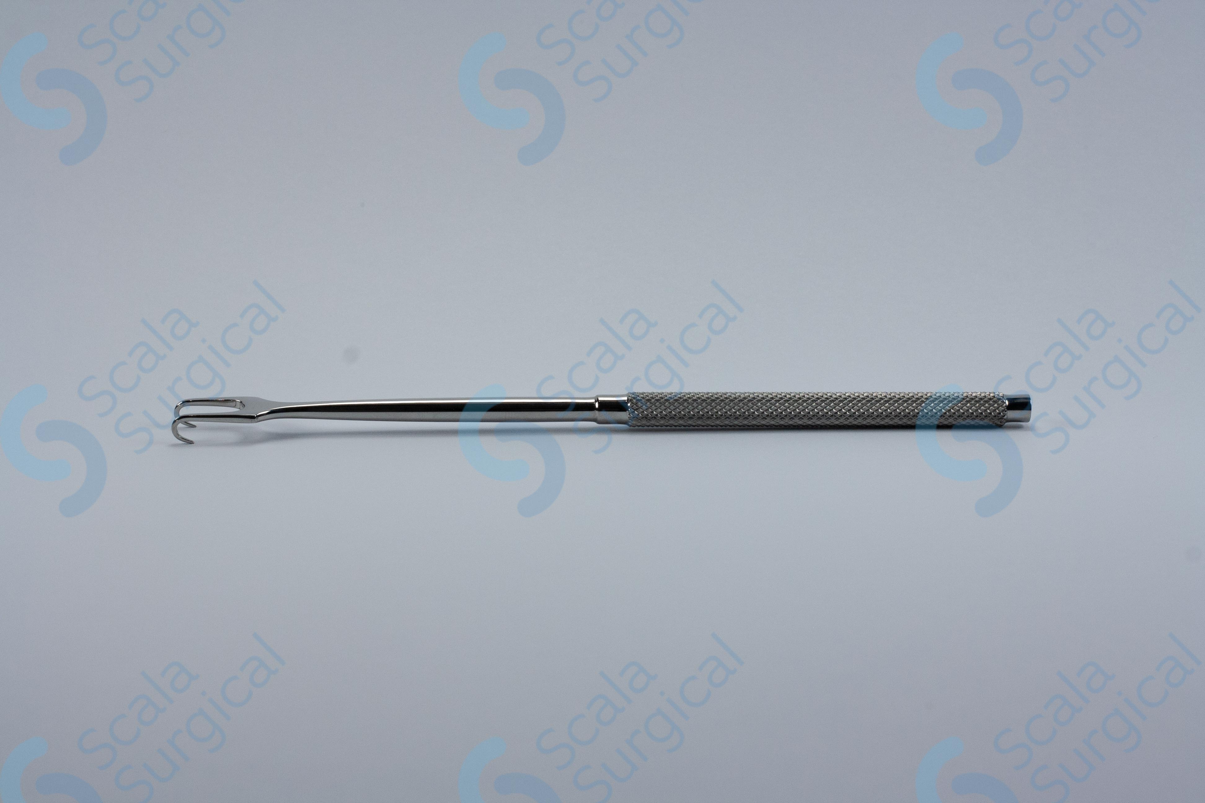 McIndoe Skin Hook Round Handle 2 Prongs (Prong Distance: 9mm) (165.1mm – Scala Surgical Ltd