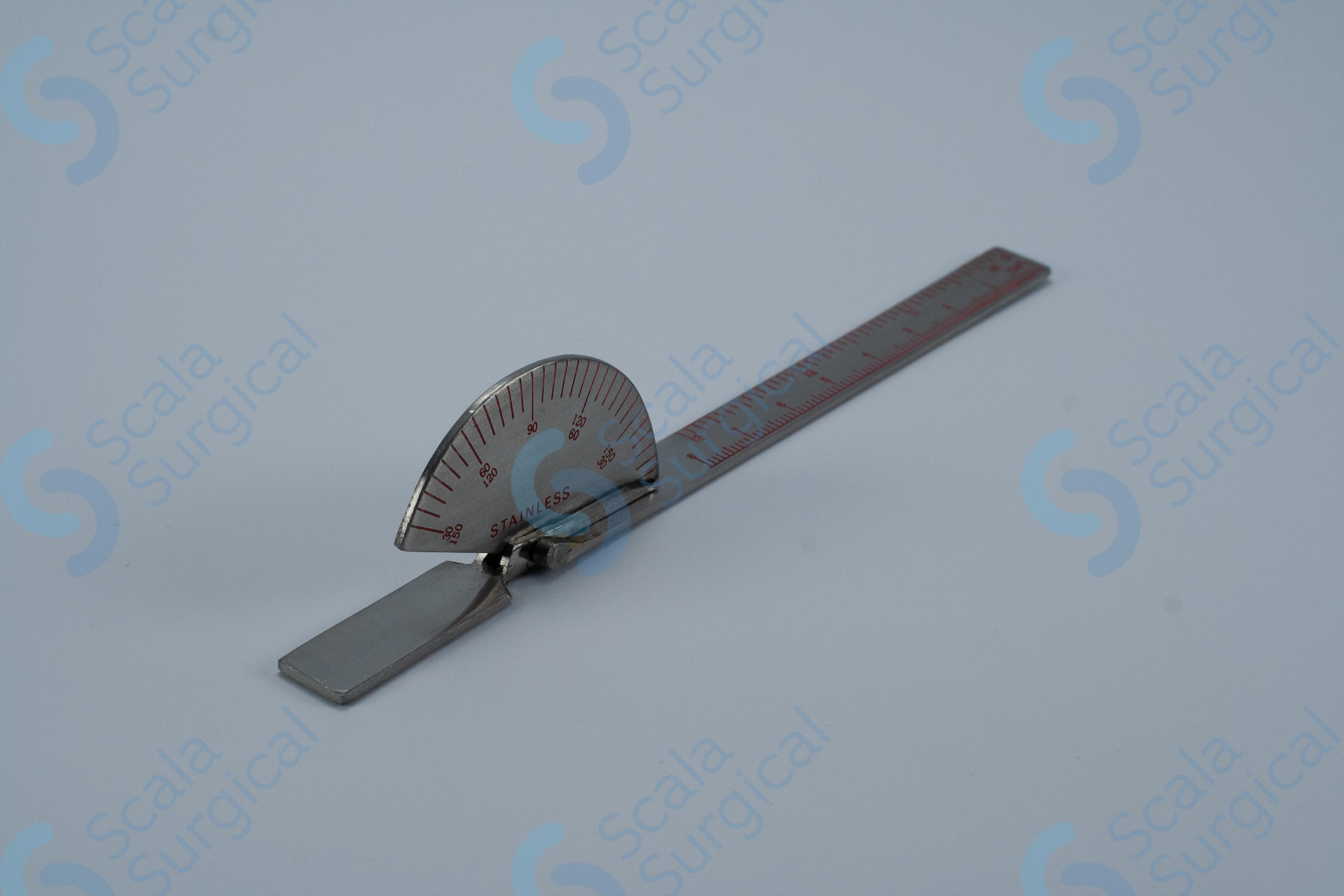 Finger Goniometer measuring 30 to 180 degrees in 5 degree graduation a ...