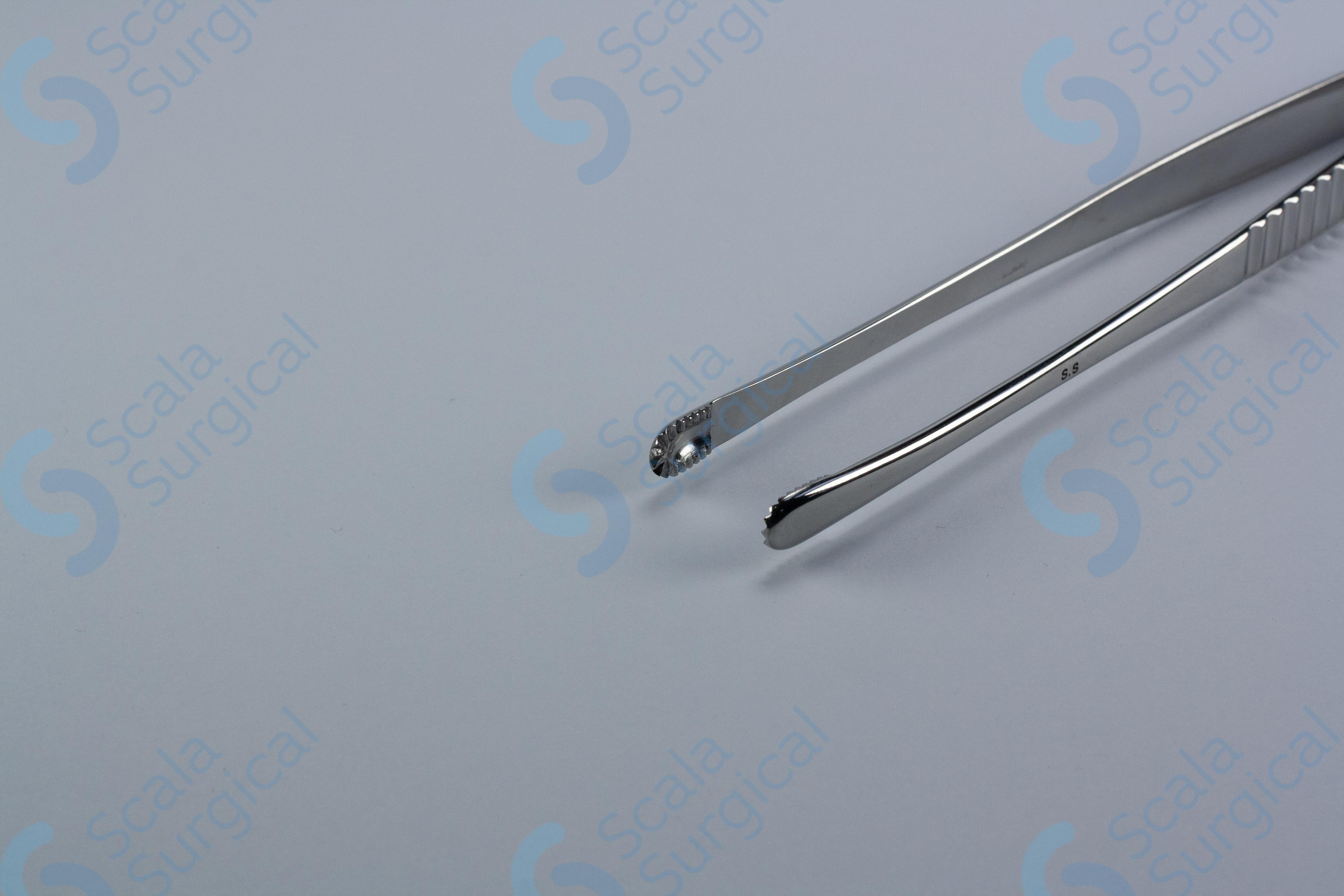 Russian Dissecting and Tissue Forceps Oval Toothed End (235mm) (9.25in ...