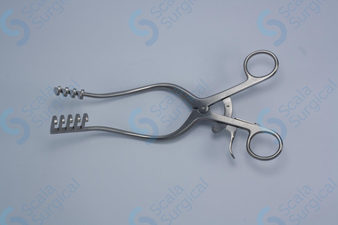 Weitlaner Self Retaining Retractor 3 x 4 Prongs Semi Sharp (195mm) (7 ...