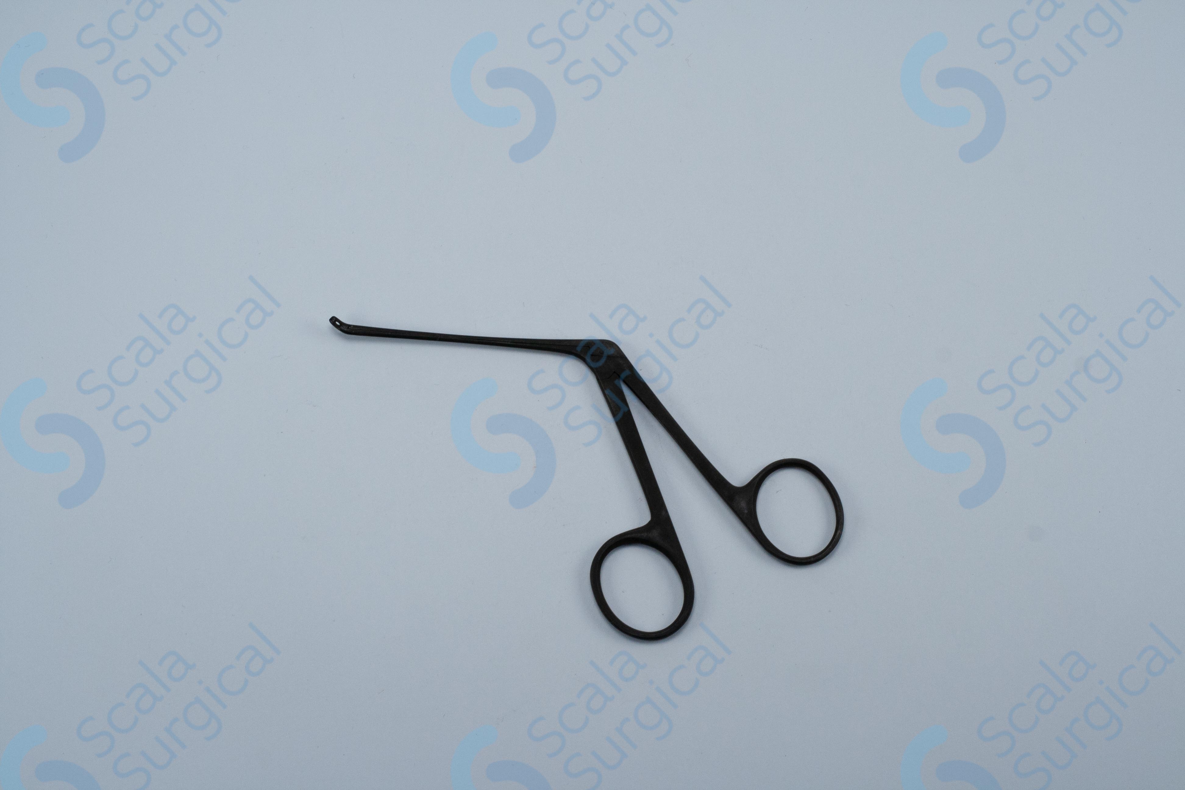 Shea Aural Forceps Oval Cup Jaws Curved Upwards Black (70mm) – Scala ...