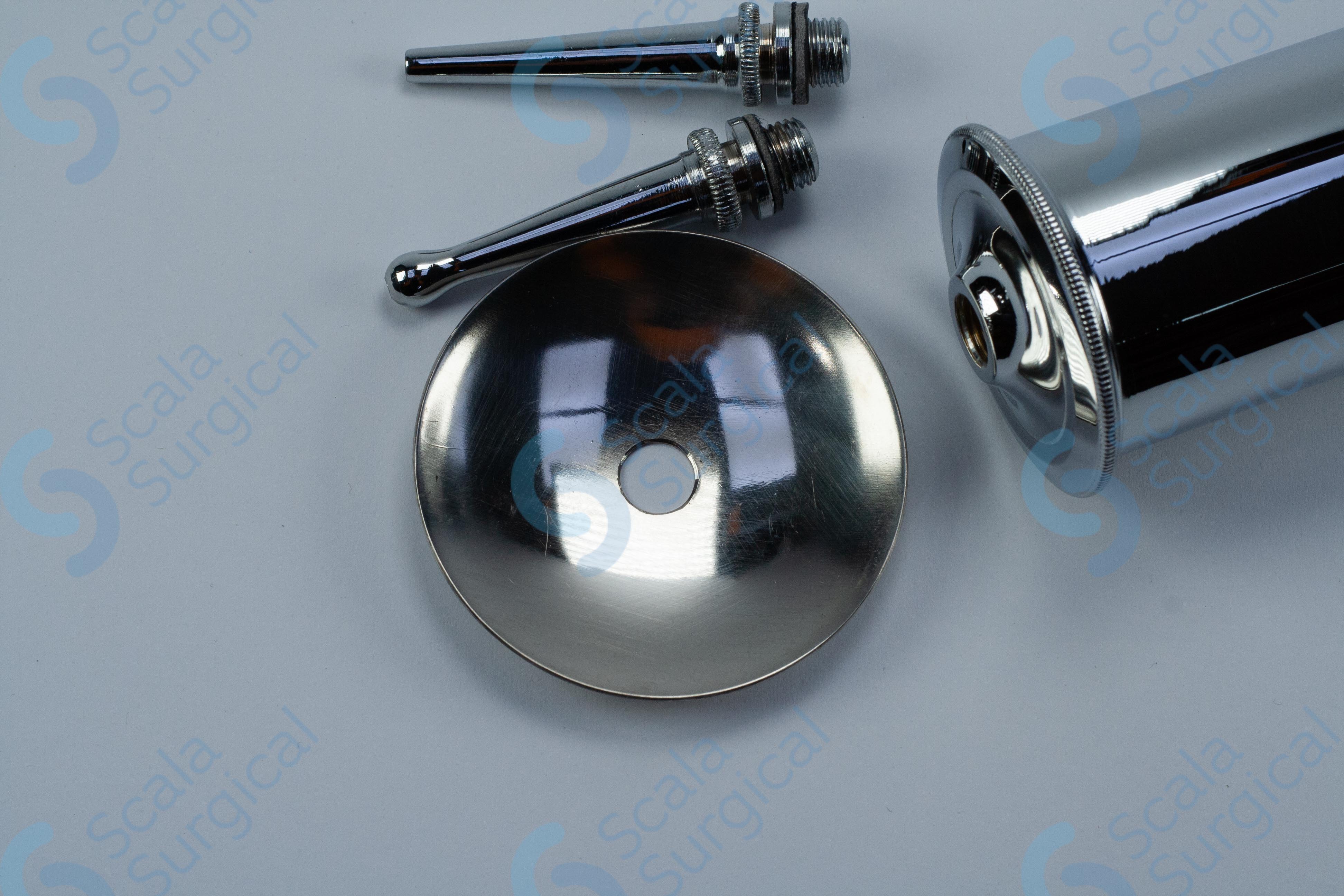 Ear / Aural Syringe Chrome Plated with 2 Nozzles (6oz) – Scala Surgical Ltd