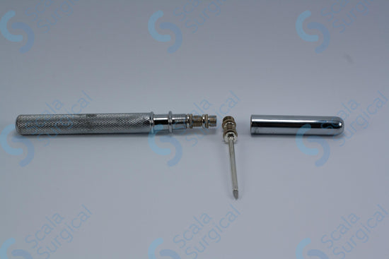 Universal Trocar Pear Shaped Handle Chrome Plated Set of 4 Nested Troc ...