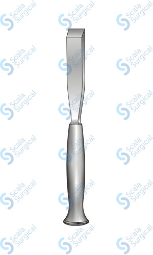 Smith Peterson Bone Chisels (Chisel Width: 30mm) (203.2mm) (8inch ...