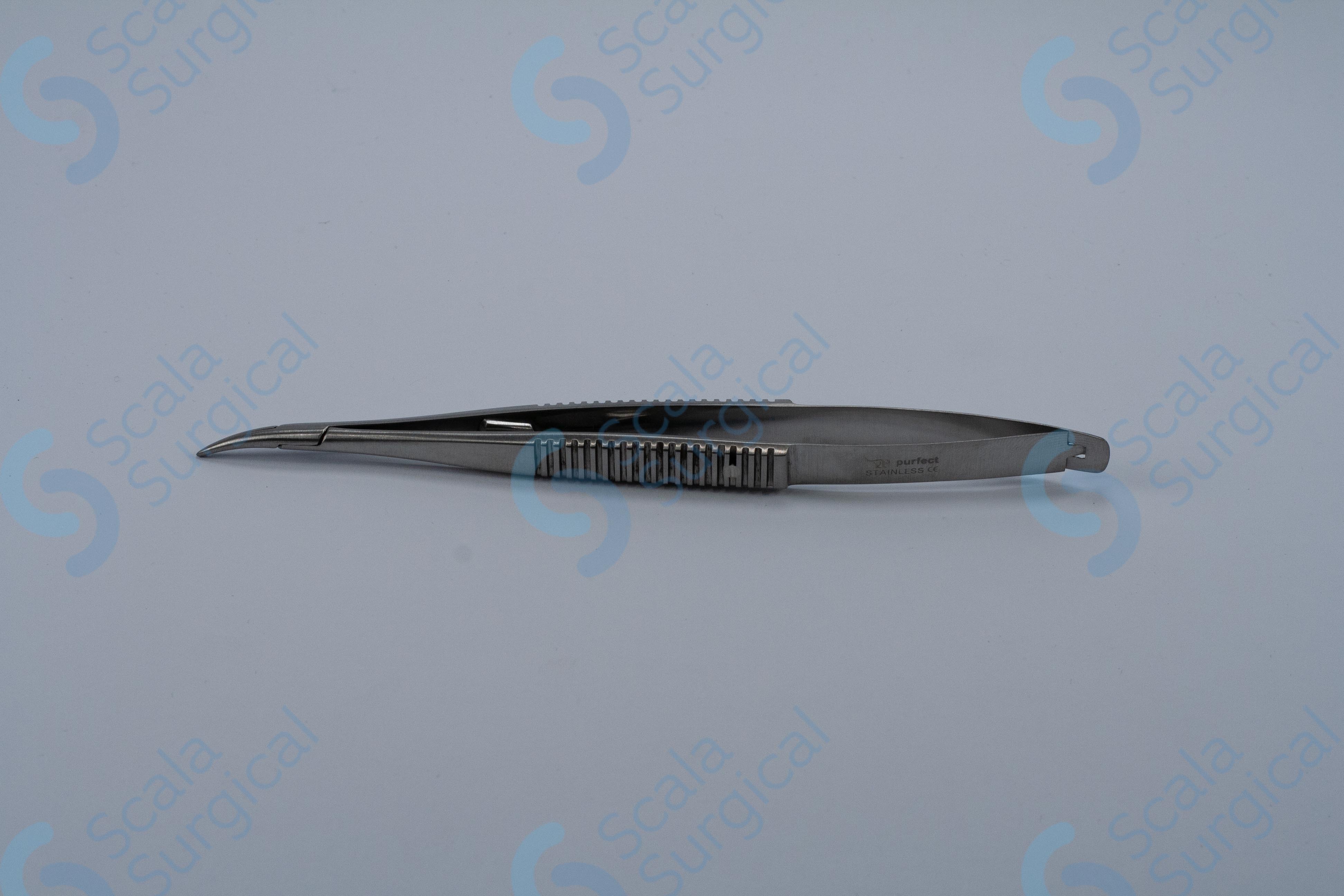 Castroviejo Needle Holder Spring Handle Curved with Catch (139.7mm) (5 ...