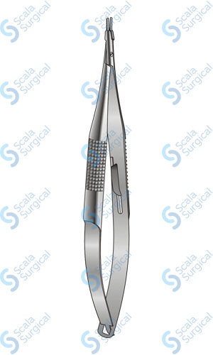 Barraquer Ophthalmic Needle Holder Standard Spring Handle Straight wit ...