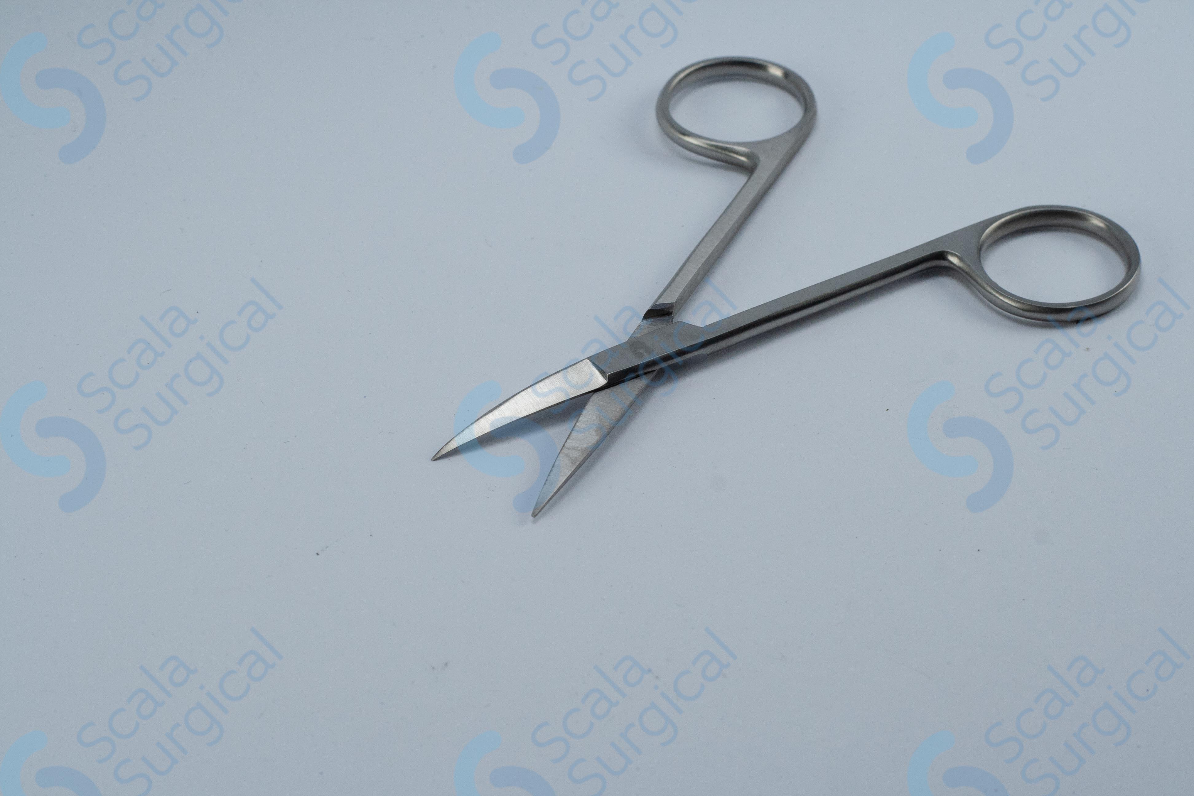 Iris Scissors Sharp / Sharp Curved Left Handed (114.3mm) (4.5inch ...