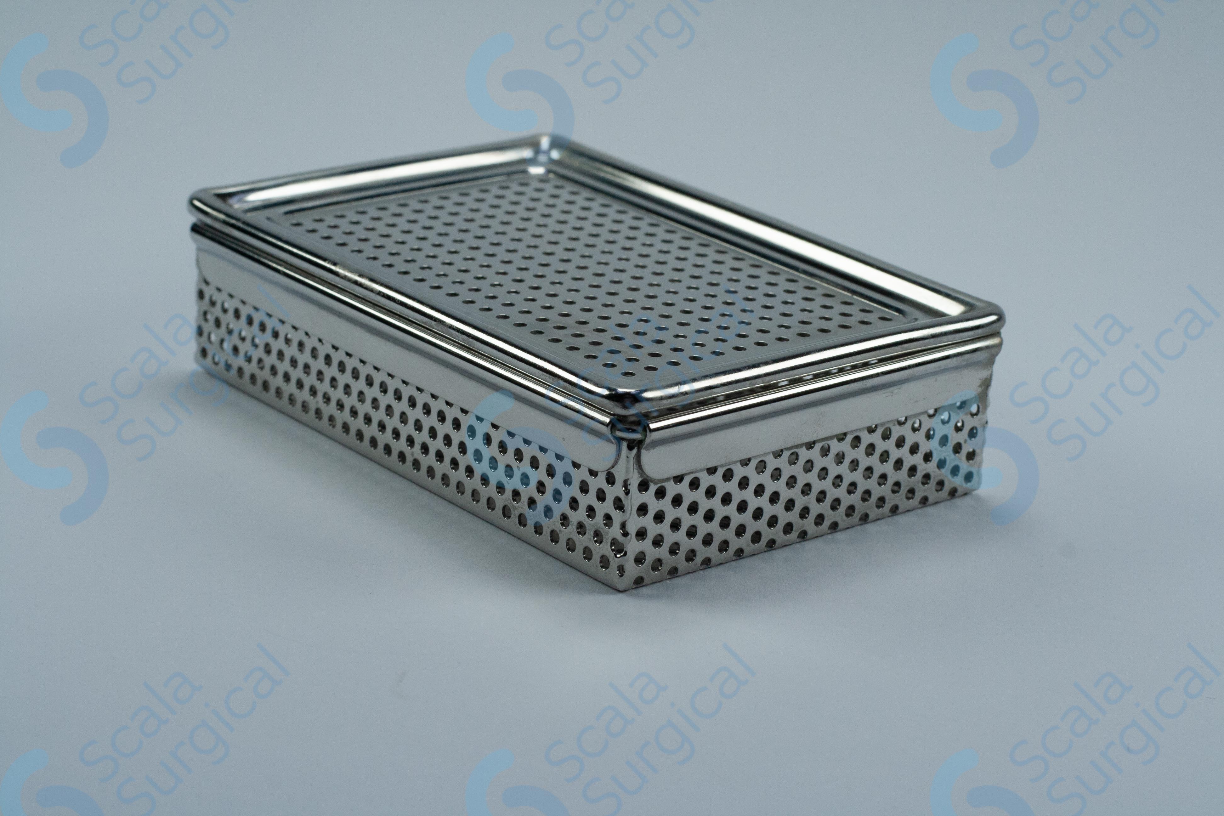 Trinket Box Perforated Sides (Size: 105 x 70 x 25mm) – Scala Surgical Ltd