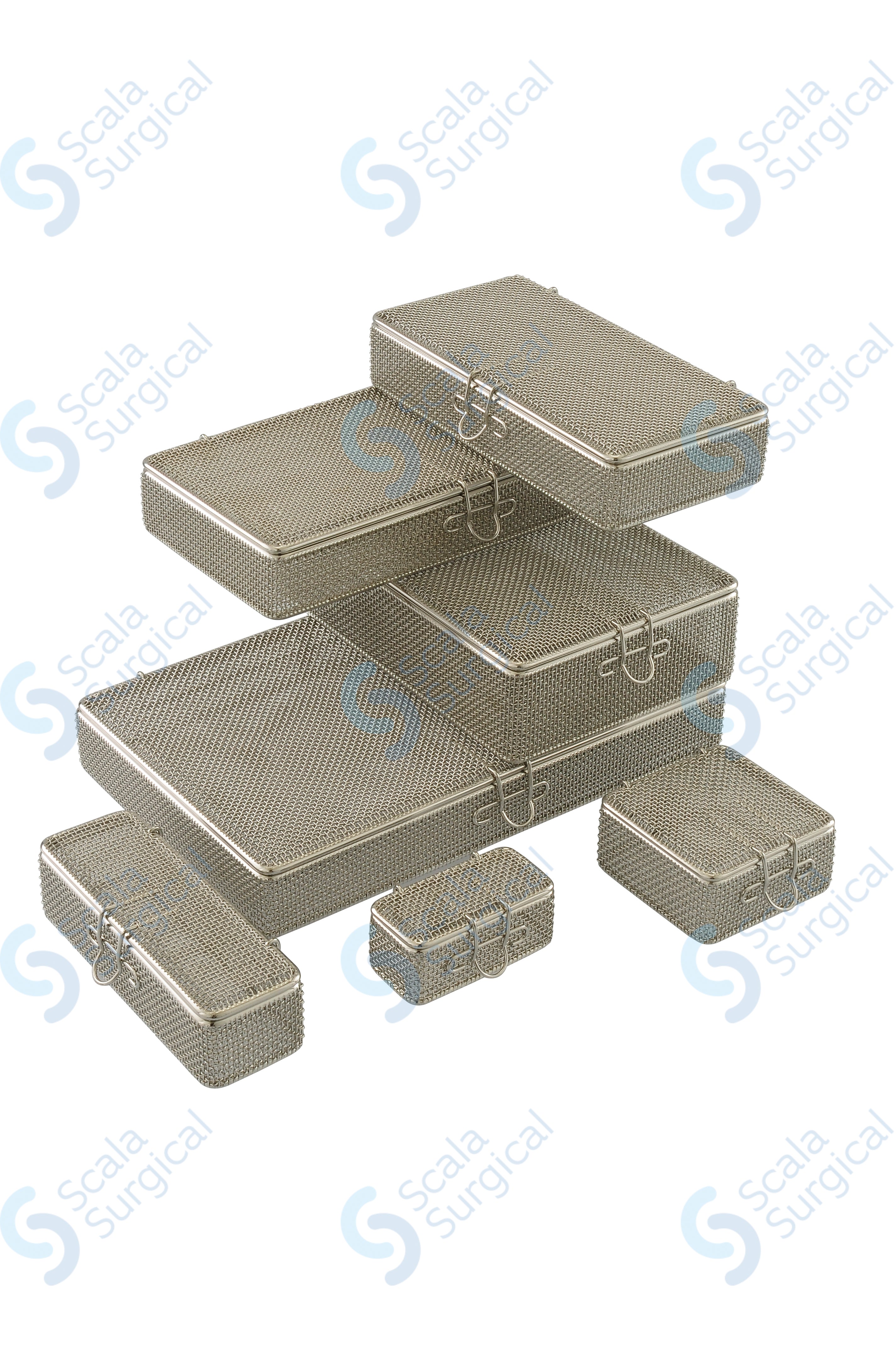 Fine Mesh Basket with Lid (Size: 150 x 50 x 35mm) – Scala Surgical Ltd