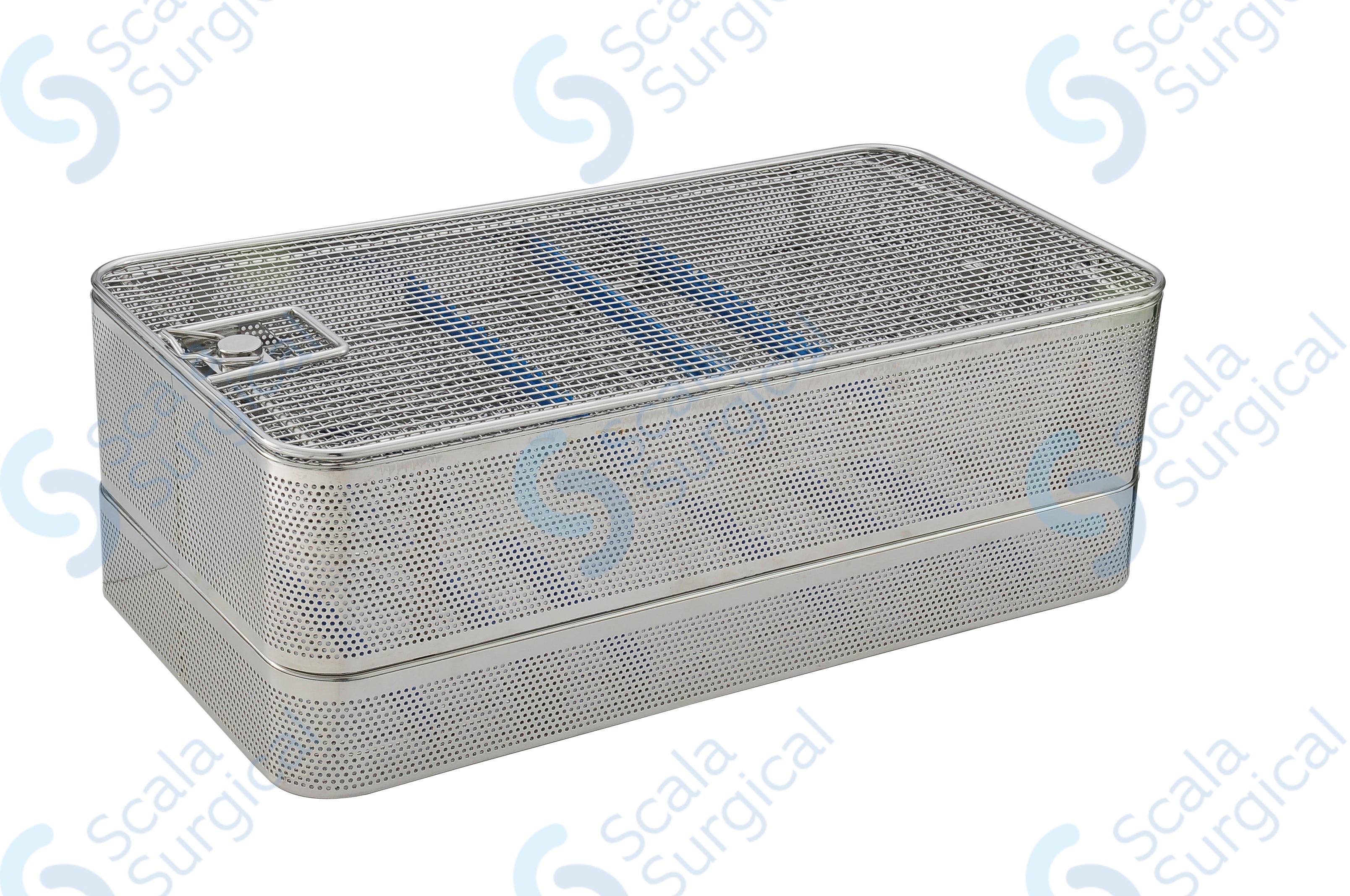 ENT Basket With Double Rack and Lid (Size: 480 x 250 x 160mm) – Scala ...