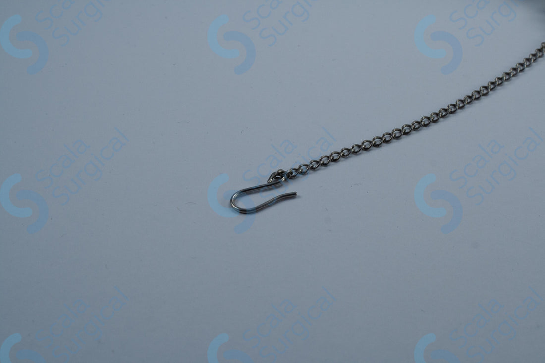 Sieve (Diameter: 55mm) with chain and clip – Scala Surgical Ltd