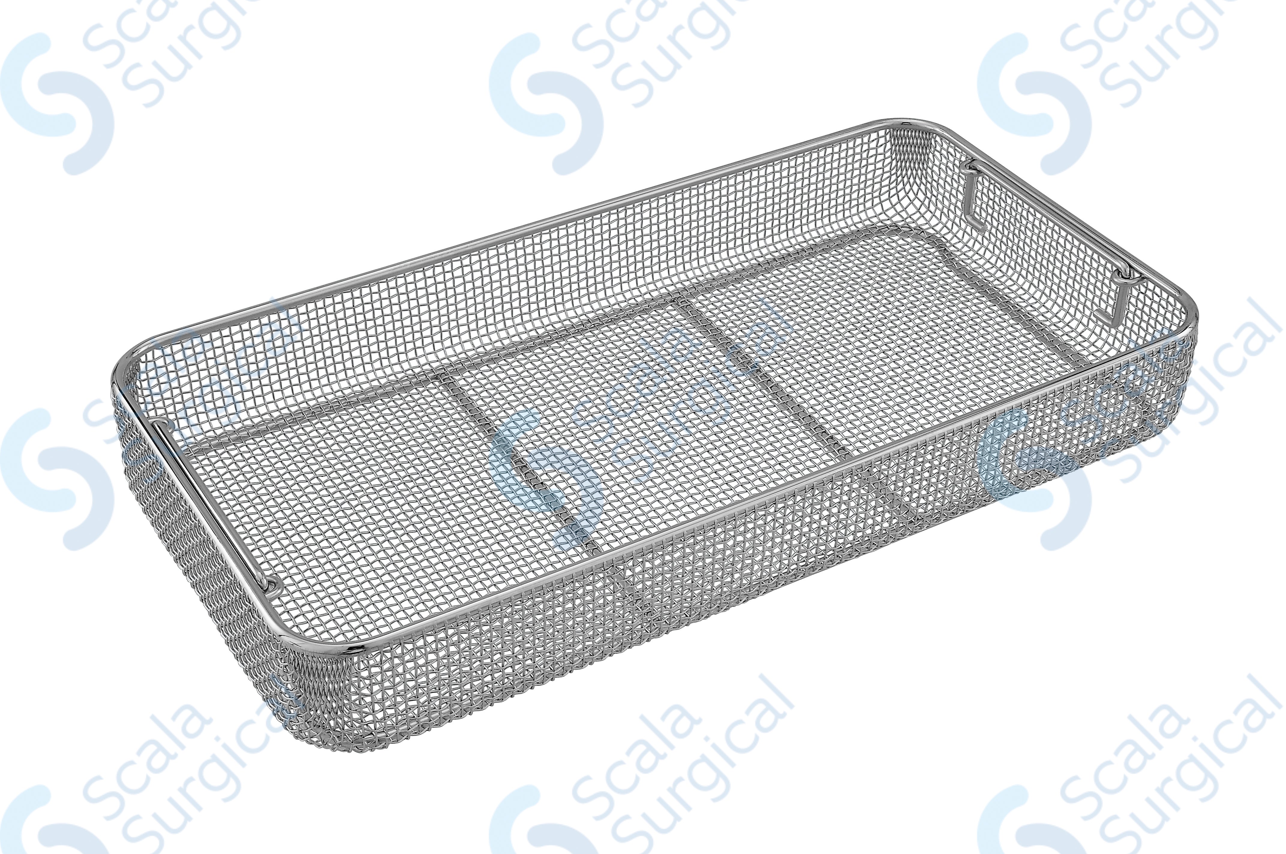 Fine Mesh Basket with Lid (Size: 550 x 130 x 25mm) – Scala Surgical Ltd