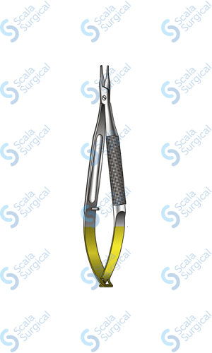 Barraquer Ophthalmic Needle Holder Standard Spring Action Handle Tungs ...